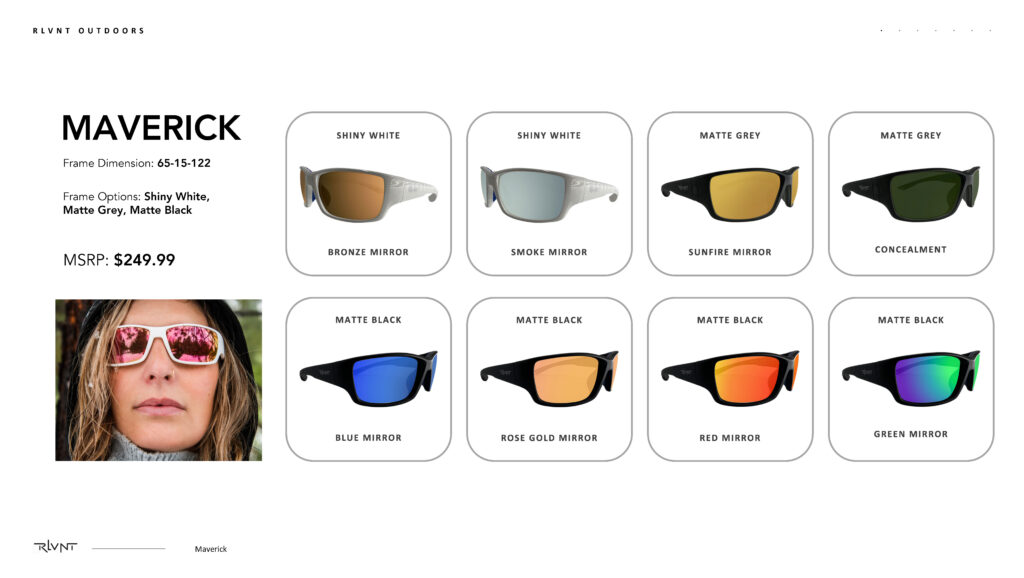 Maverick Polarized Medium Sunglasses for Hunting & Fishing - RLVNT