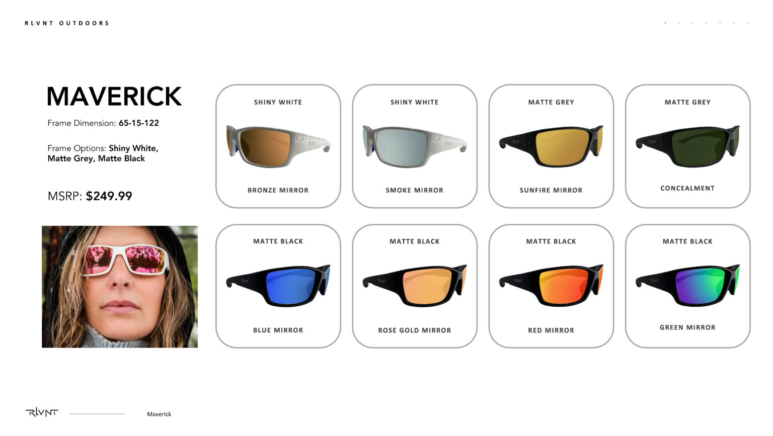 Maverick Polarized Medium Sunglasses for Hunting & Fishing - RLVNT