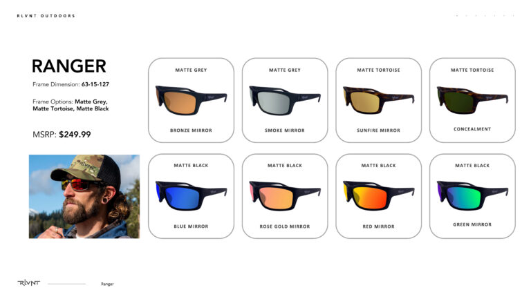 Ranger Polarized Medium Sunglasses for Hunting & Fishing - RLVNT