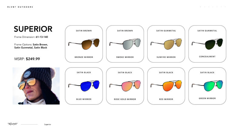 Superior Polarized Medium Sunglasses for Adventures - RLVNT