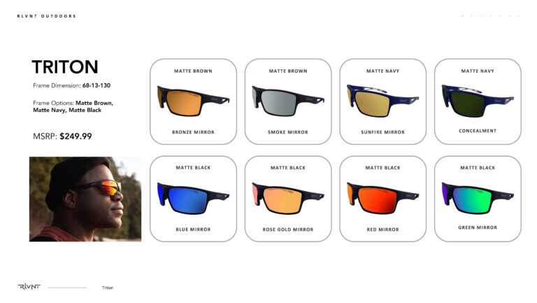 Triton Polarized Extra Wide Sunglasses for Hunting & Fishing - RLVNT